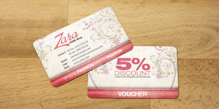 Zara - Voucher Discount - AiO Studio